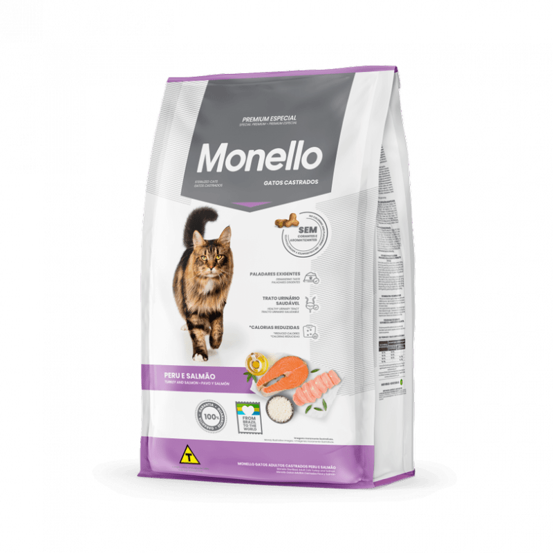Monello CAT CASTRADOS-Pavo y salmón – Banana-Pet