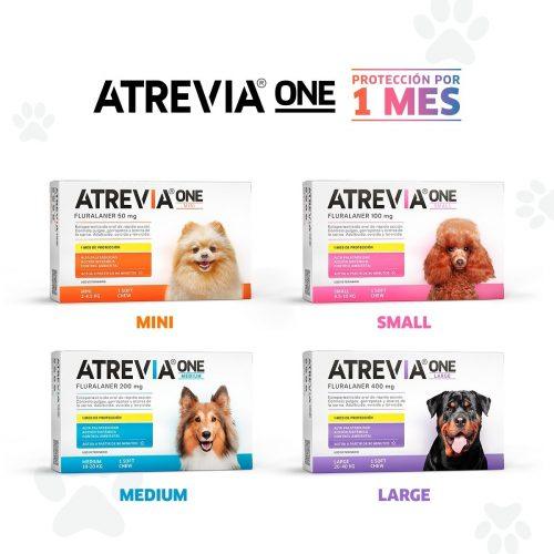ATREVIA ONE-Caja de 4 tabletas – Banana-Pet