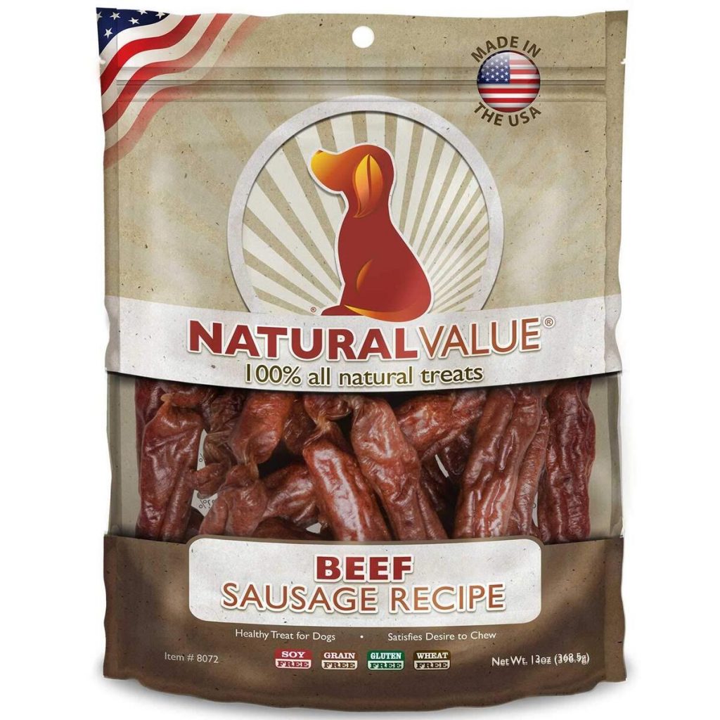 TREAT NATURAL VALUE BEEF SAUSAGE RECIPE – Perro 14onz – Banana-Pet